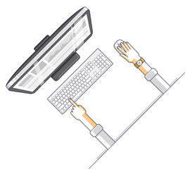 Worker Top View Vector Images (over 1,400)