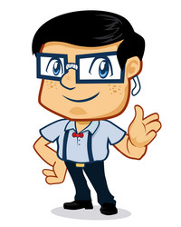 Boy Genius Cartoon Vector Images (over 930)
