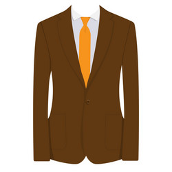 Mans suits for business background Royalty Free Vector Image
