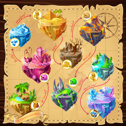 Deserted Island Map Vector Images (over 210)