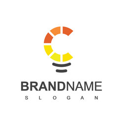 Letter c creative logo design inspiration Vector Image