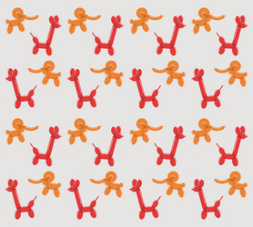 Balloons animals backdrop Royalty Free Vector Image