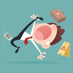 Slip and Fall Vector Images (over 2,500)