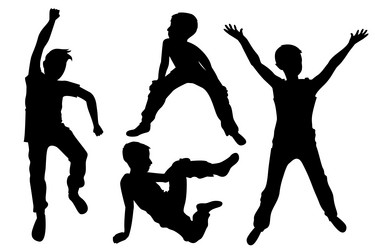 Boy Dance Silhouette Vector Images (over 2,900)