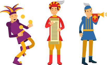 Medieval Messenger Vector Images (40)