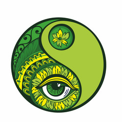 Yin yang set Royalty Free Vector Image - VectorStock