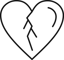 Broken Heart Outline Vector Images (over 4,600)
