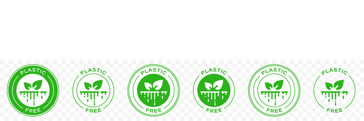Signs biodegradable compostable Royalty Free Vector Image
