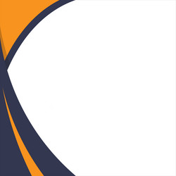 Orange and black corner border Royalty Free Vector Image