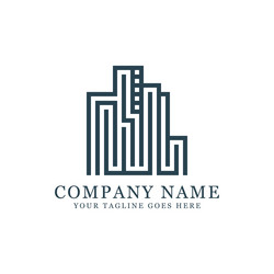 Exterior home logo inspiration clean and creative Vector Image