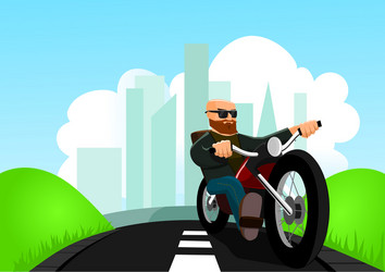 Motorcycle Mustache Biker Vector Images (over 190)