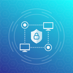 Network node icon Royalty Free Vector Image - VectorStock