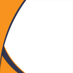 Orange and black corner border Royalty Free Vector Image