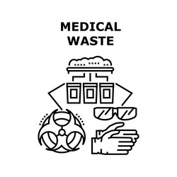 Technology risk concept black Royalty Free Vector Image