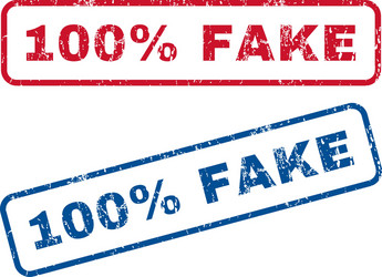 Fake story rubber stamp Royalty Free Vector Image