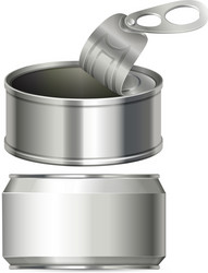 Aluminium can with no label Royalty Free Vector Image