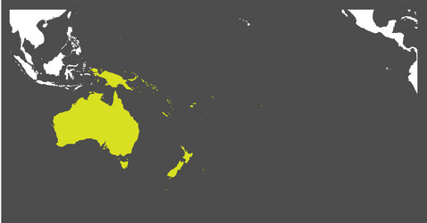 World map with highlighted australia Vector Images & Graphics for ...
