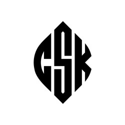 Csk logo letter design Royalty Free Vector Image
