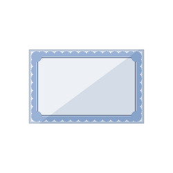 Paper certificate cartoon Royalty Free Vector Image