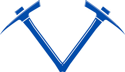 Mining logo design template Royalty Free Vector Image