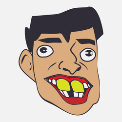 Yellow Emoji Meme Vector Images (86)