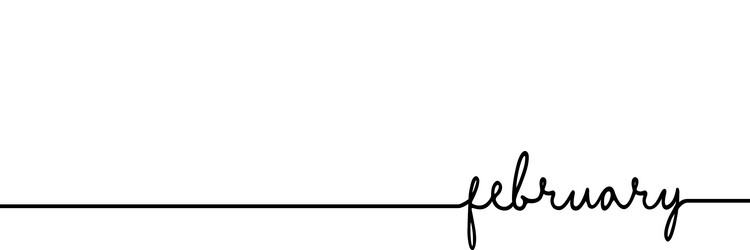 February Word Vector Images (over 5,200)