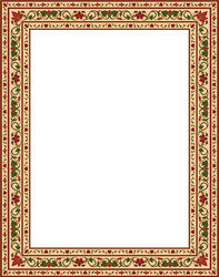 Filigree template for frame Royalty Free Vector Image