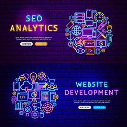 Lamp neon label Royalty Free Vector Image - VectorStock