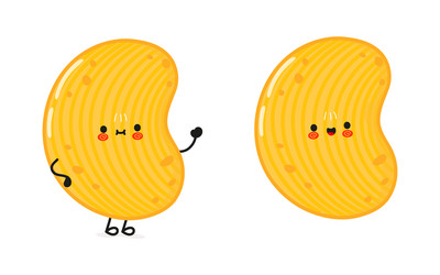 Cute angry chips character hand drawn cartoon Vector Image