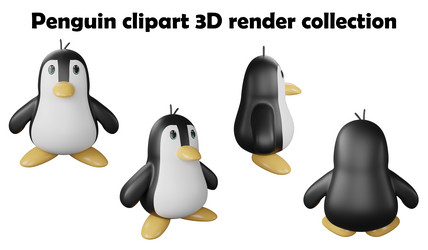 Penguin Side View Vector Images (72)