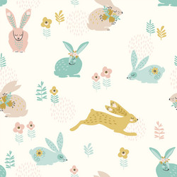 Ducks seamless pattern Royalty Free Vector Image