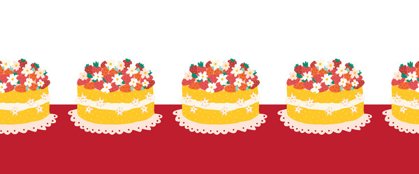 Birthday Cake Border