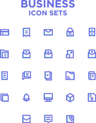 Business and finance icon sets Royalty Free Vector Image