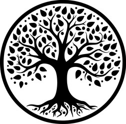 Celtic symbol tree Royalty Free Vector Image - VectorStock