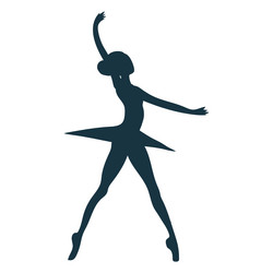 Leaping Ballet Dancer Silhouette Vector Images (68)