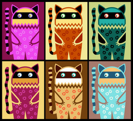 Crazy Cat Vector Images (over 3,000)