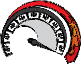 Speedometer Fire Tachometer Vector Images (over 100)