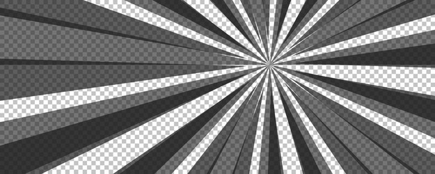 Black comic book transparent background Royalty Free Vector