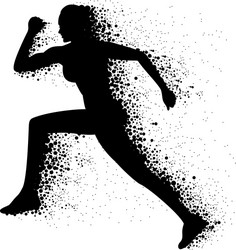 Female Runner Vector