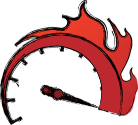 Speedometer Fire Tachometer Vector Images (over 100)