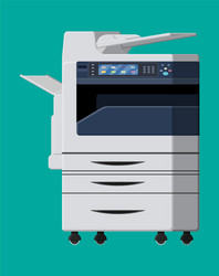 Professional office copier multifunction printer Vector Image