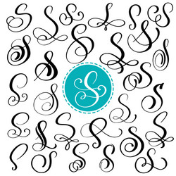 Fancy Cursive Capital S