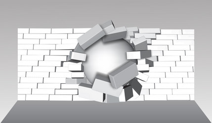 Smashed Brick Wall Vector Images (90)