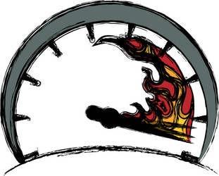 Speedometer Fire Tachometer Vector Images (over 100)