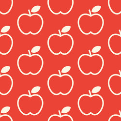 Apple pattern Royalty Free Vector Image - VectorStock