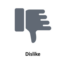 Dislike outline icons simple stock ill Royalty Free Vector