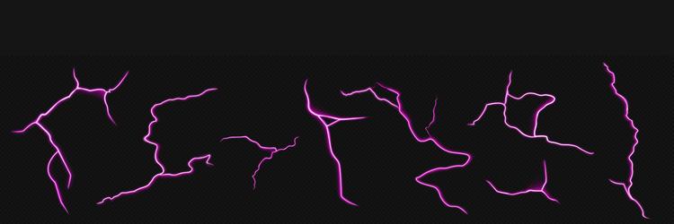 Realistic lightning bolt pattern Royalty Free Vector Image