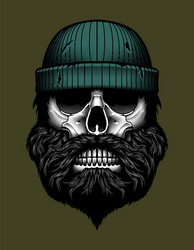 Bearded Skulls Vector Images (over 5,200)