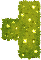 Shrubs Plan View Vector Images (86)