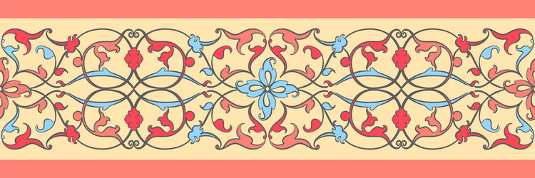 Ethnic ribbon pattern Royalty Free Vector Image